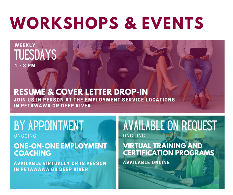 Workshops & Events – PMFRC Employment Service